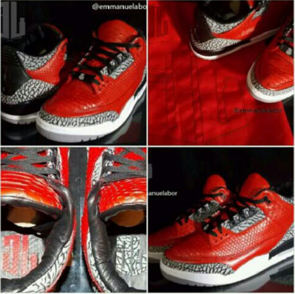 Nike Air Jordan 3 “Python Supreme” Custom by @emmanueLabor ...